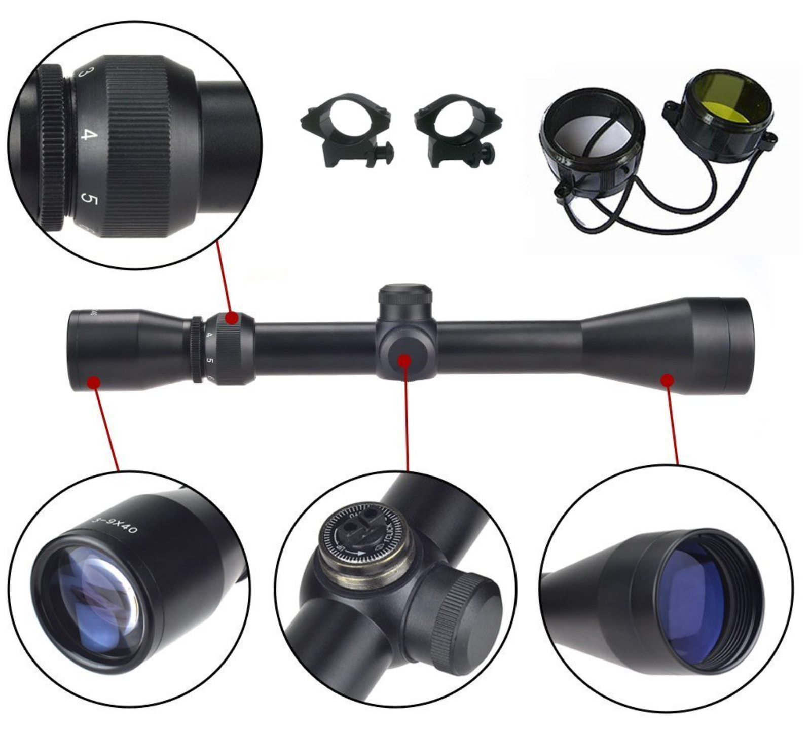 BESTEK 3-9X40mm Hunting Optics Rifle Scope Review - RifleZone.com